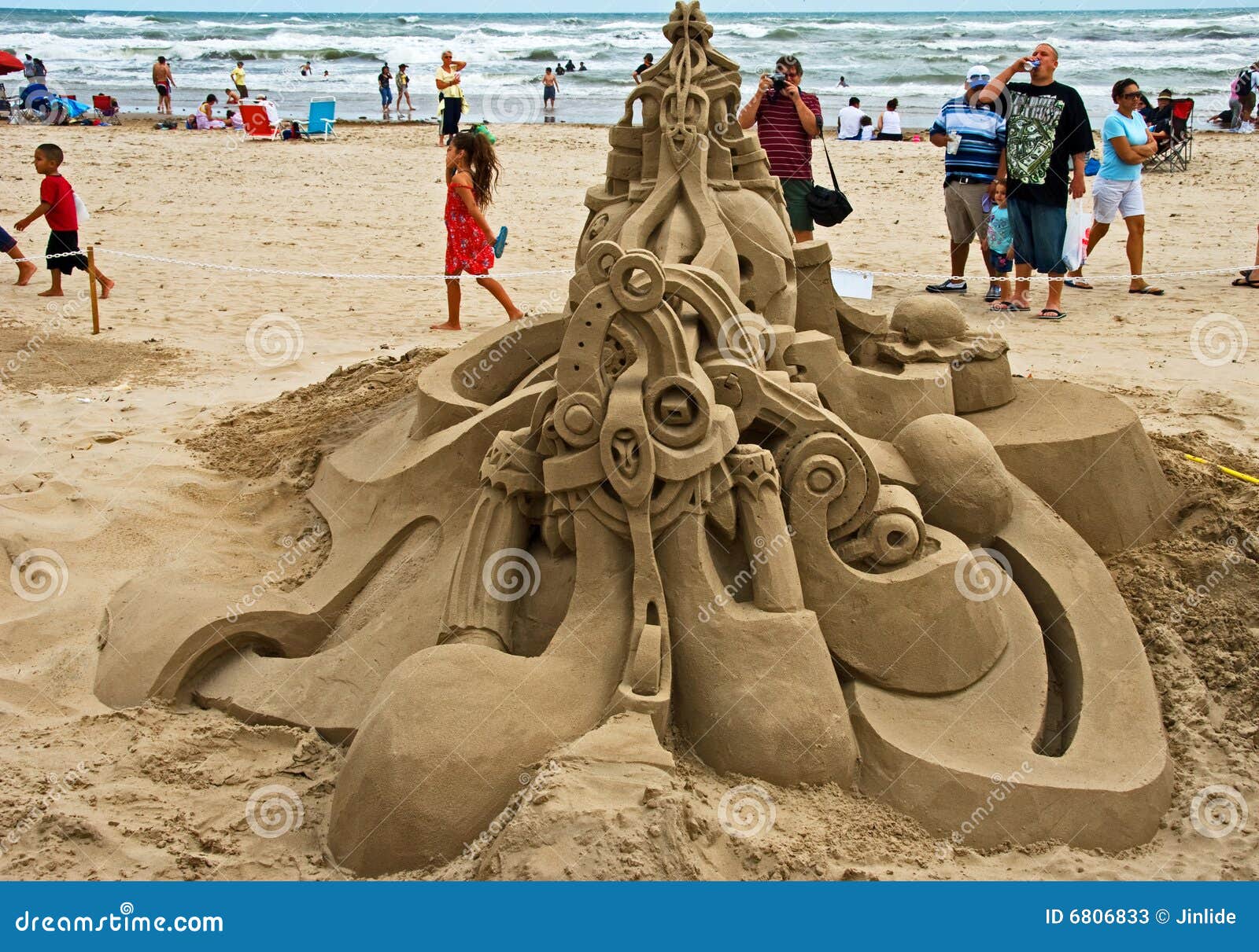 Ein Fest am Sand-Schloss-Tag Redaktionelles Stockfoto - Bild von insel ...