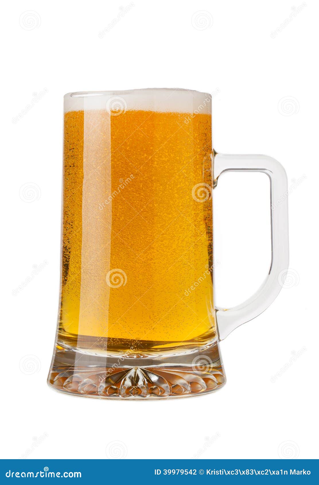 Ein halbes Liter Bier stockfoto. Bild von bier, luftblasen - 39979542