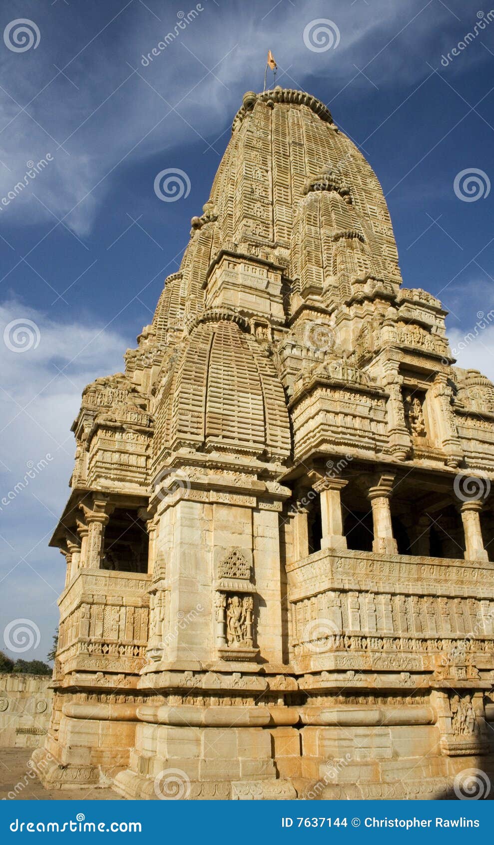 Ein Indischer Tempel Bei Chittor Stockfoto - Bild von geheimnisvoll ...