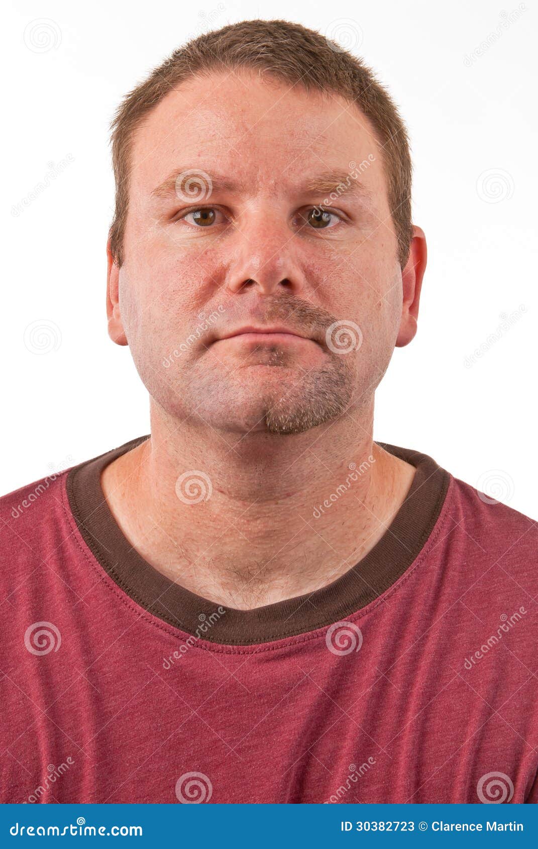 Ein Kaukasischer Mann Mit Einem Spitzbart Stockbild - Bild von leute ...