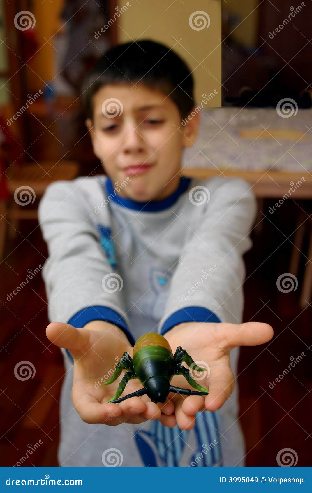 Ein Kind hat Angst stockbild. Bild von teile, haus, tiere - 3995049