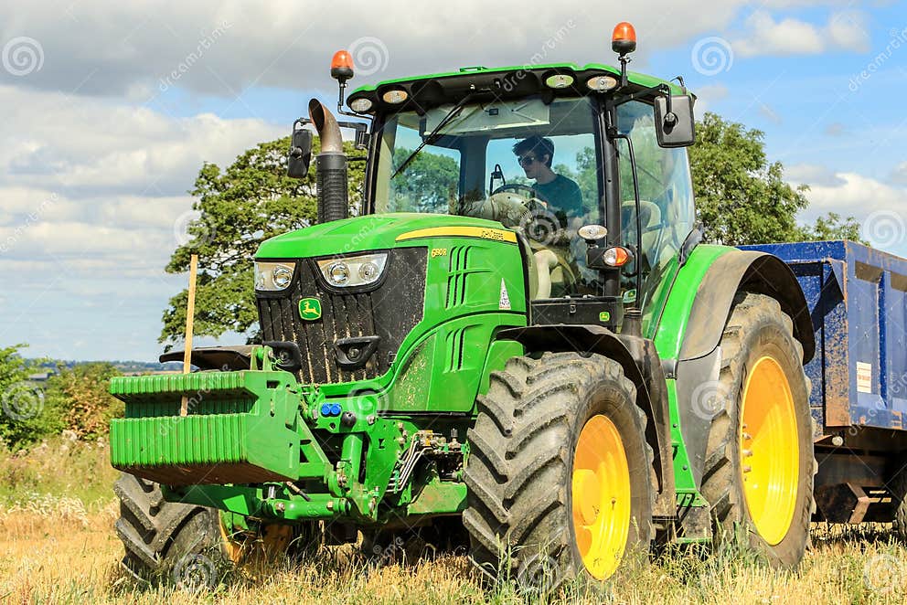 Ein Moderner Grüner Traktor John Deere 6190r Redaktionelles Stockbild ...