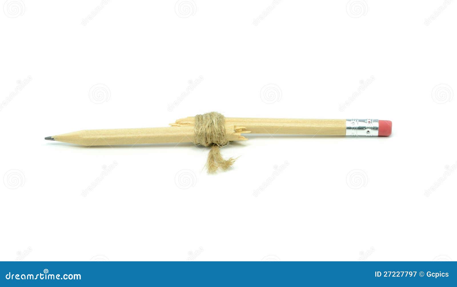 Ein Recylcled Gebrochener Bleistift Stockbild - Bild von konzept ...