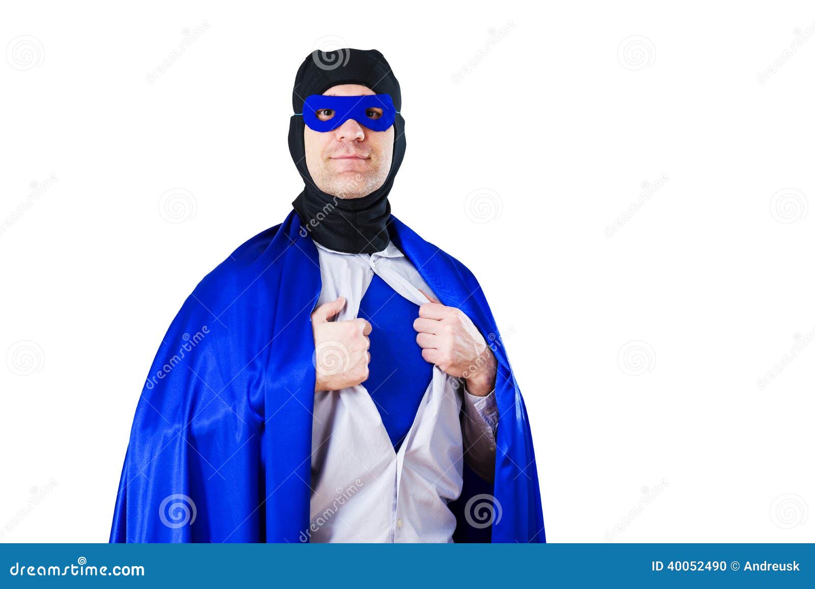 Ein Superheld stockfoto. Bild von stark, erwachsener - 40052490