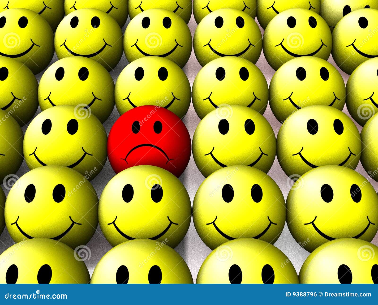 Ein trauriger smiley stock abbildung. Illustration von gesichter - 9388796