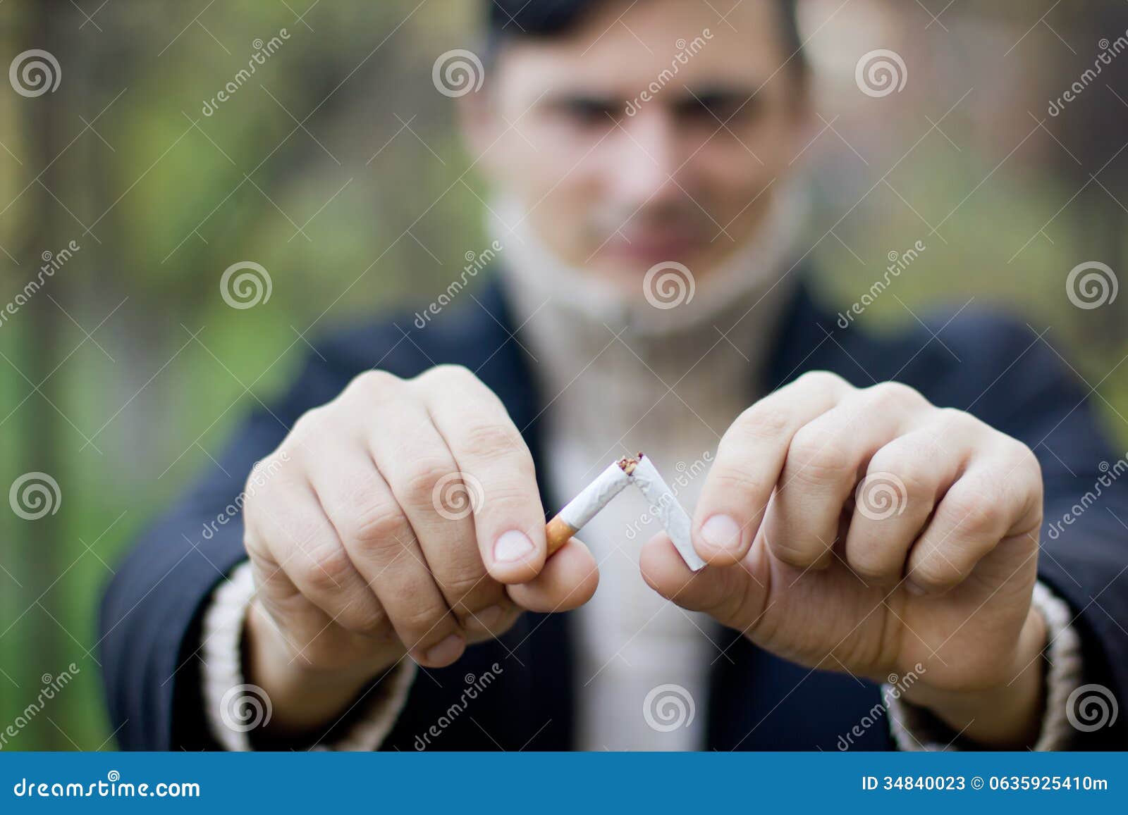 Einde het roken stock afbeelding. Image of sigaret, gewijd - 34840023