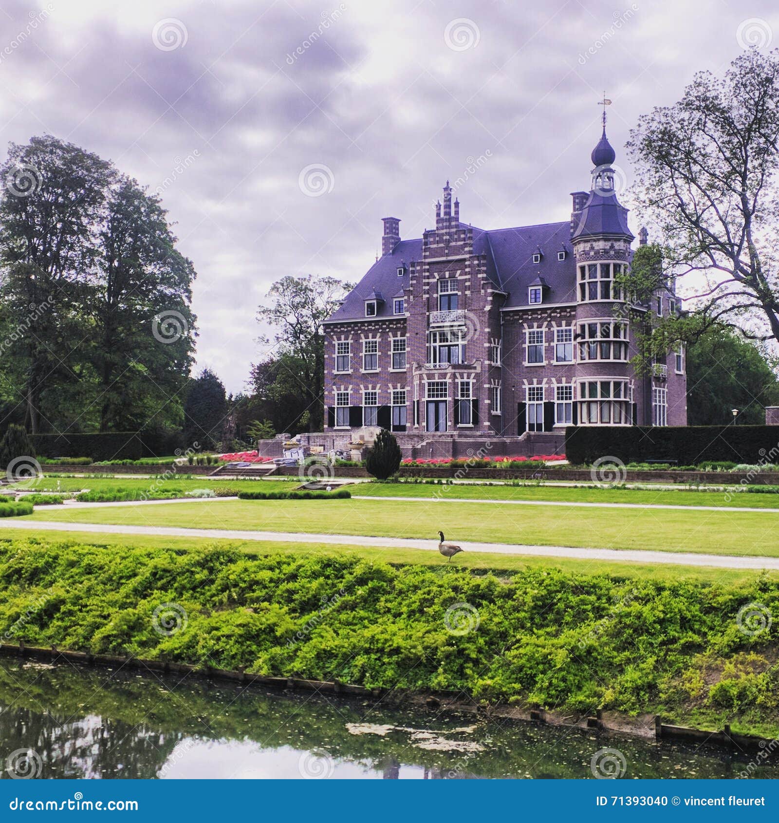 Eindhoven Castle Morning Run Stock Photo - Image of landscape, morning ...