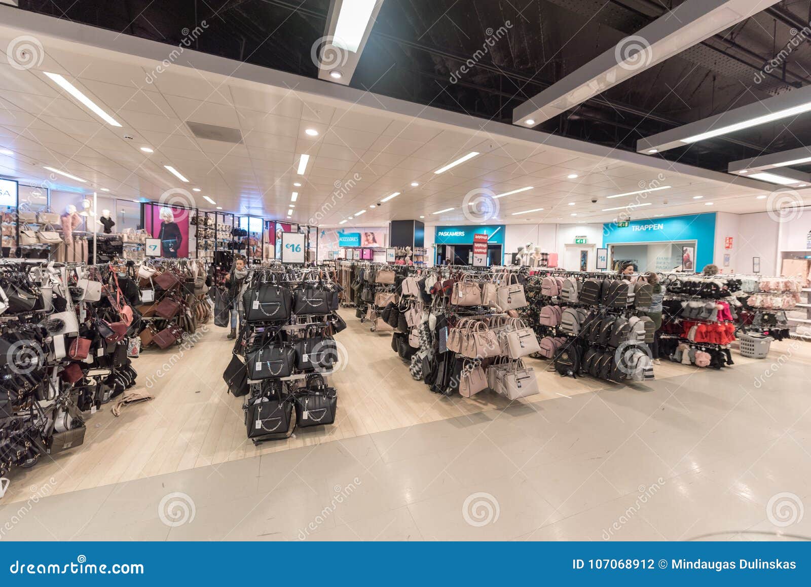 EINDHOVEN, NETHERLAND - OCTOBER 17, 2017: Eindhoven Primark Shop ...
