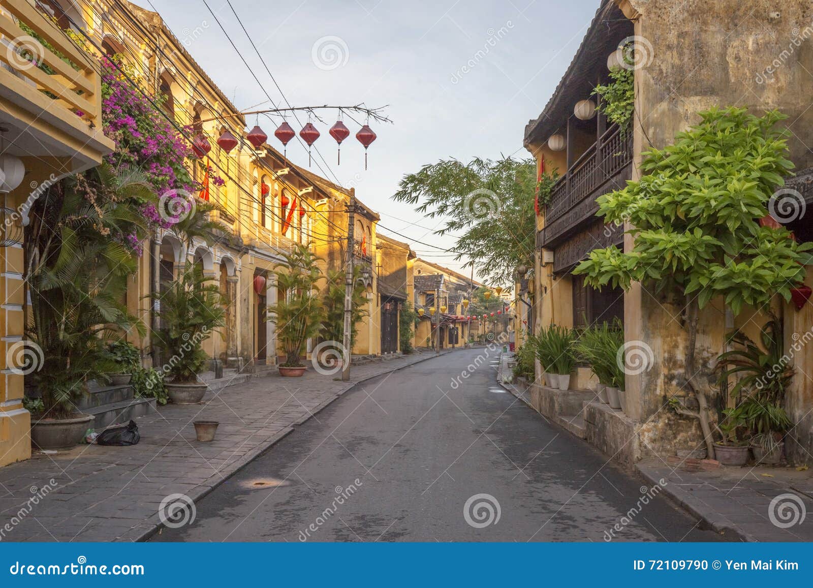 Eine Ecke Alter Stadt Hoi Ans Redaktionelles Bild - Bild von draussen ...