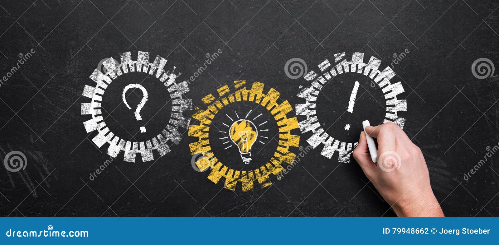 Eine Idee haben stockfoto. Bild von person, vorstellen - 79948662