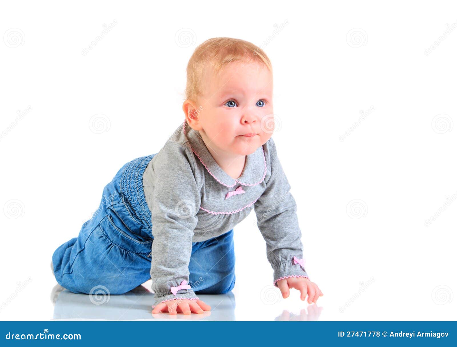 Eine Jahre alte Baby stockfoto. Bild von tochter, kindheit - 27471778