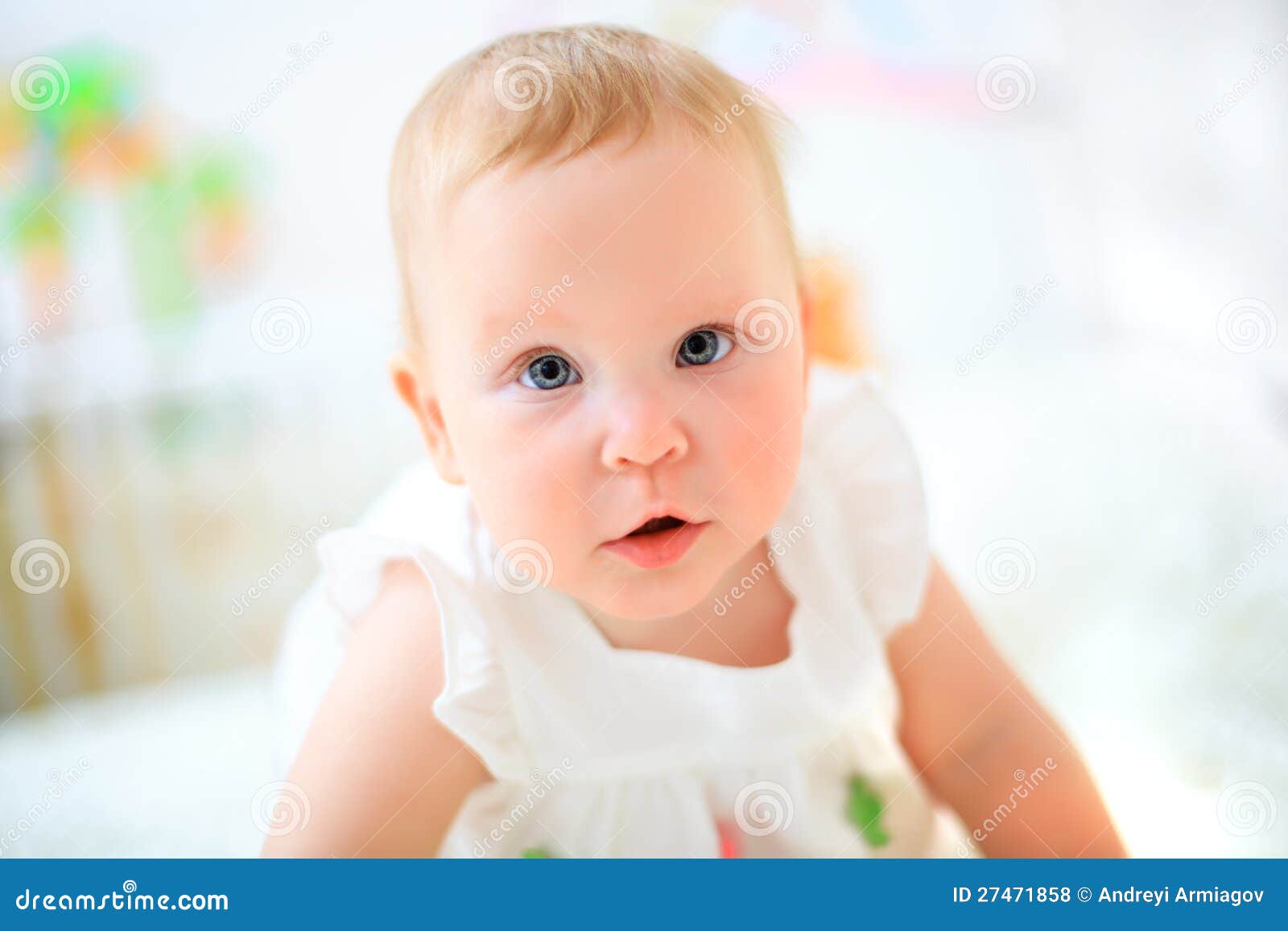 Eine Jahre alte Baby stockfoto. Bild von lebensstil, zicklein - 27471858