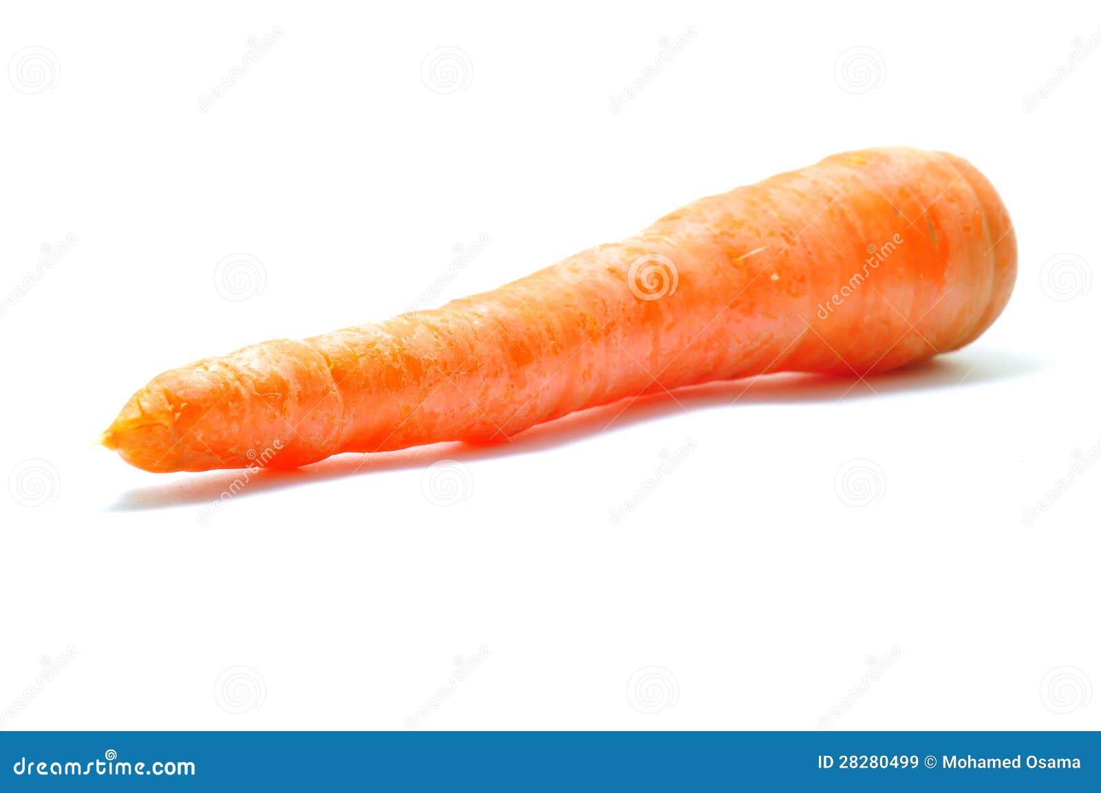 Eine Karotte stockbild. Bild von grün, nähren, gruppe - 28280499