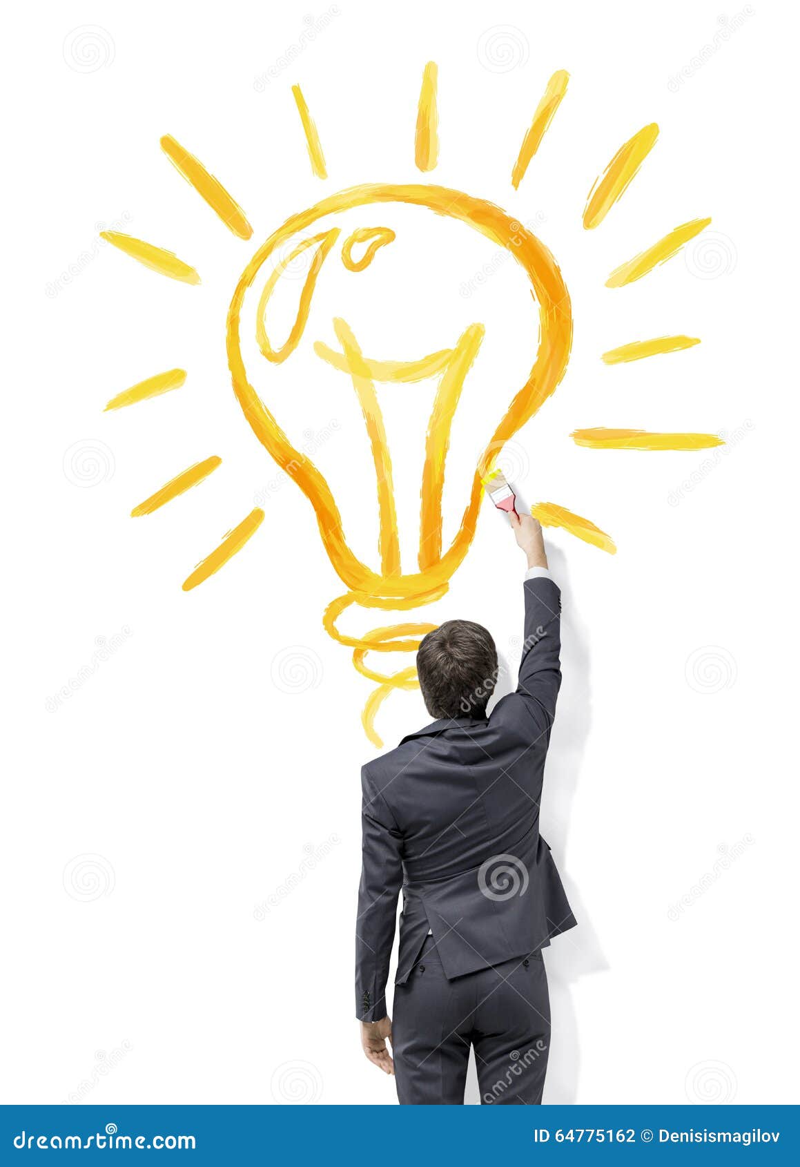 Eine neue Idee haben stockfoto. Bild von vollendung, fortschritt - 64775162