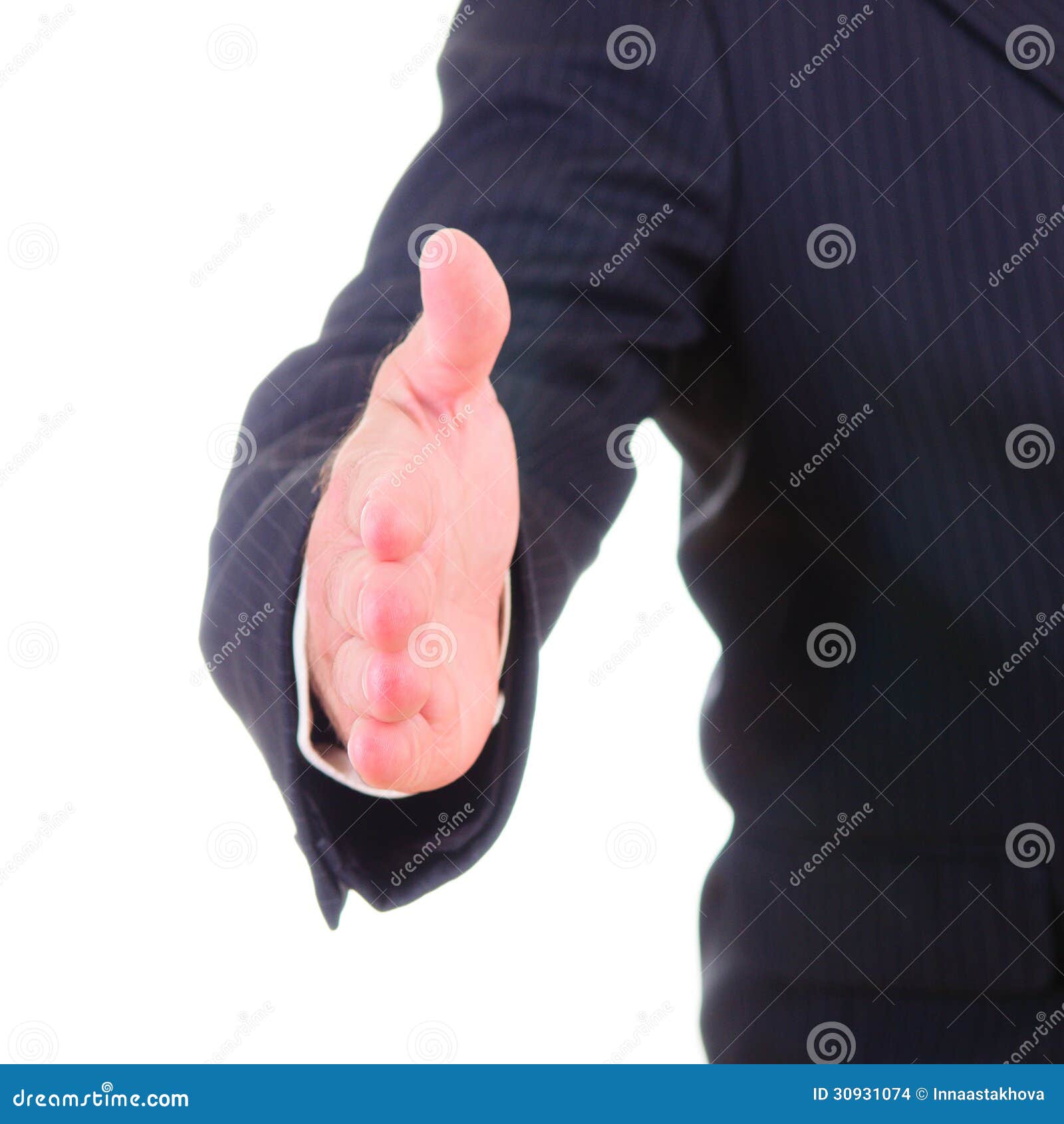 Eine offene Hand stockfoto. Bild von gekümmert, formell - 30931074