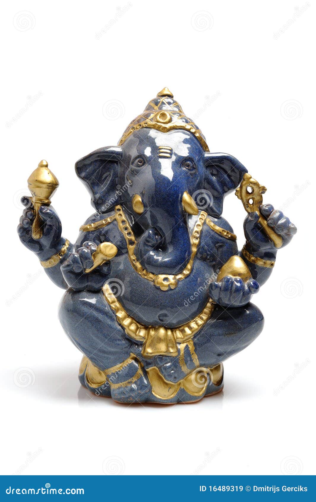 Eine Statue Eines Indischen Gott Lords Ganesha Stockbild - Bild von ...