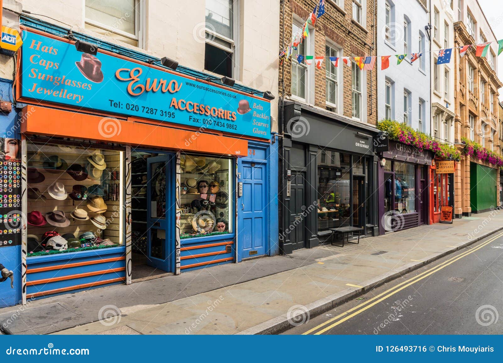 Eine Typische Ansicht in London Redaktionelles Foto - Bild von ...