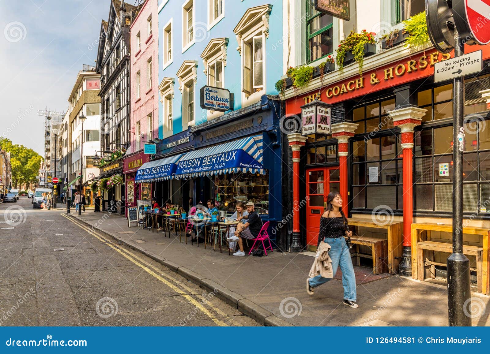 Eine Typische Ansicht in London Redaktionelles Foto - Bild von britisch ...