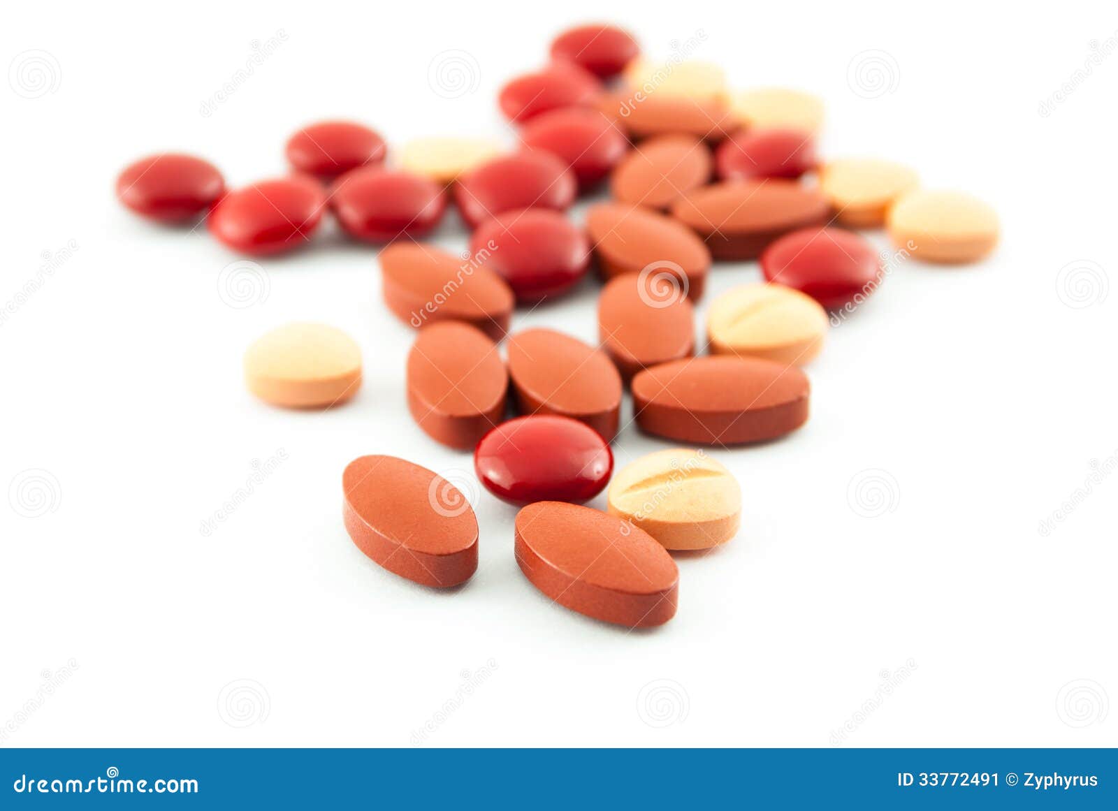 Eine Zusammenstellung Von Pillen, Tabletten Stockbild - Bild von grün ...