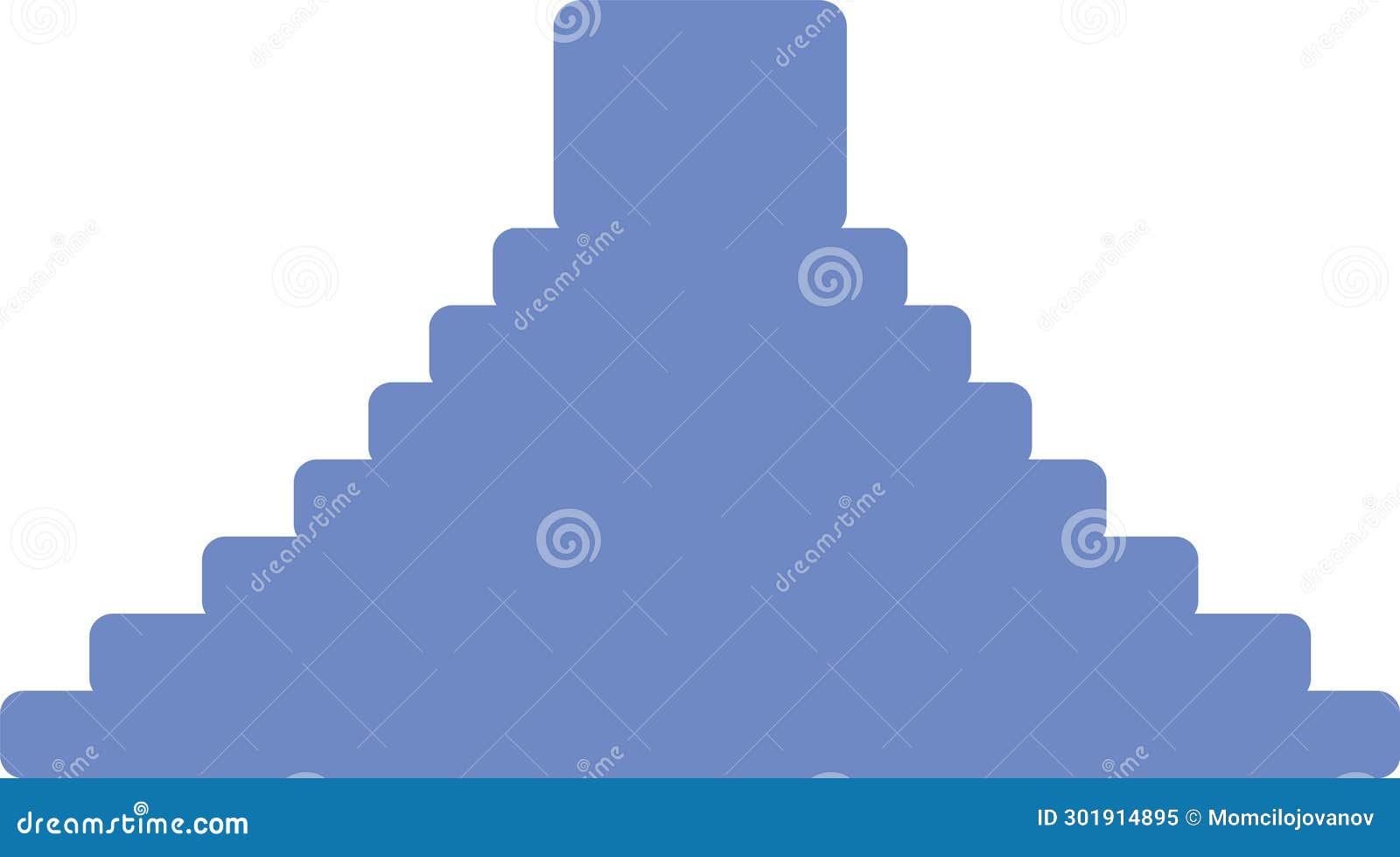 Einfache Blaue Flache Zeichnung Des Tempels Kukulcan Chichen Itza ... Einfache Blaue Flache Zeichnung Des Tempels Kukulcan Chichen Itza ...