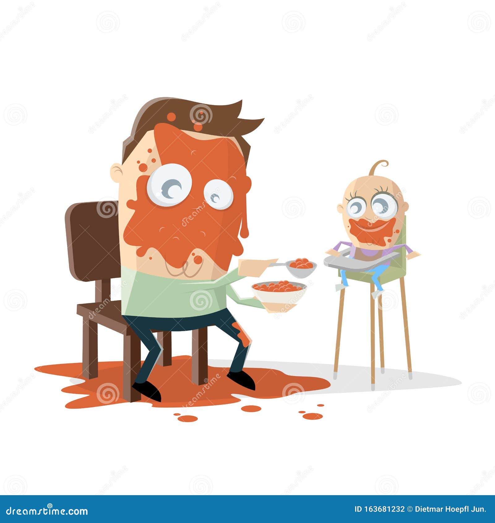 Cartoon Cooking Spit