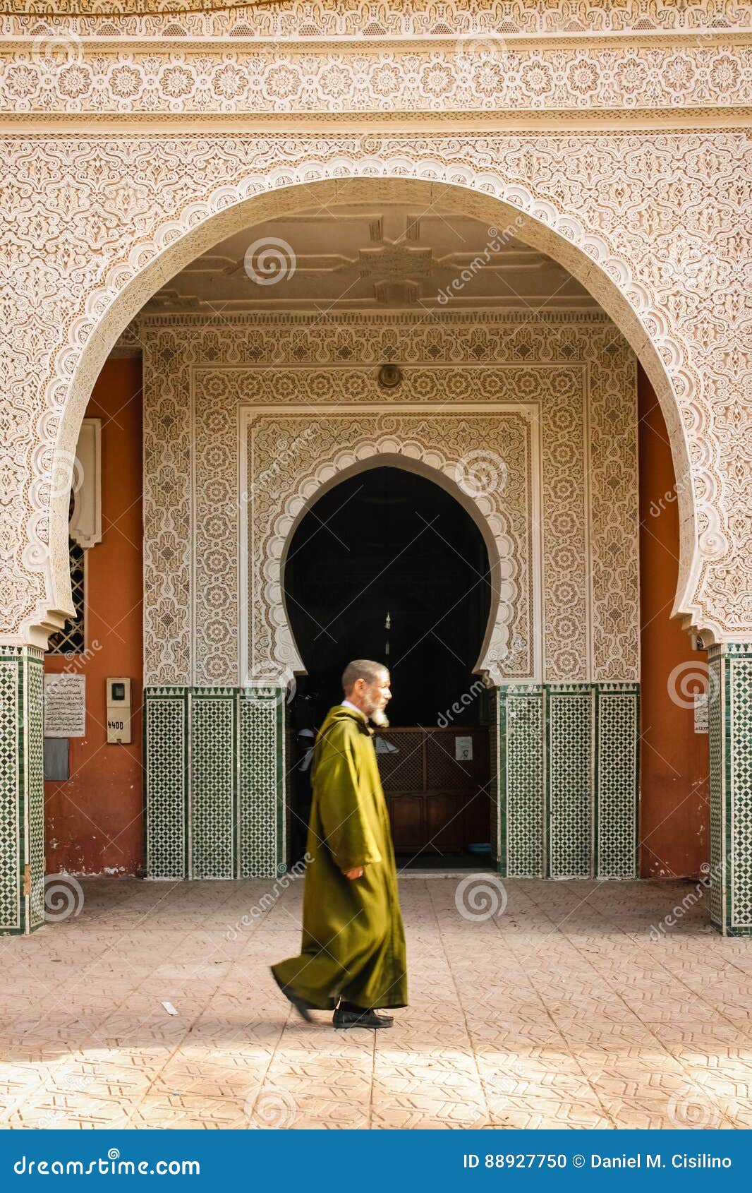 Eingang Zur Moschee Ouarzazate Marokko Redaktionelles Bild - Bild von ...