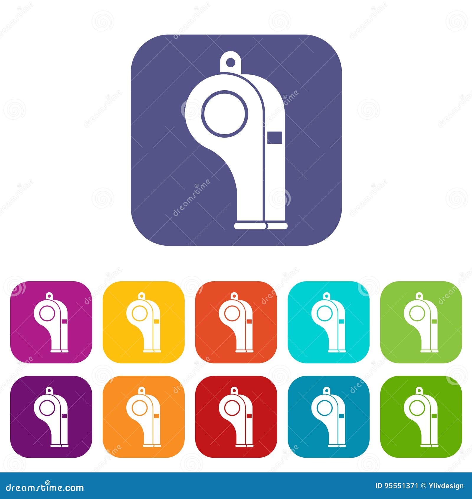 Eingestellte Ebene Der Pfeife Ikonen Vektor Abbildung - Illustration ...