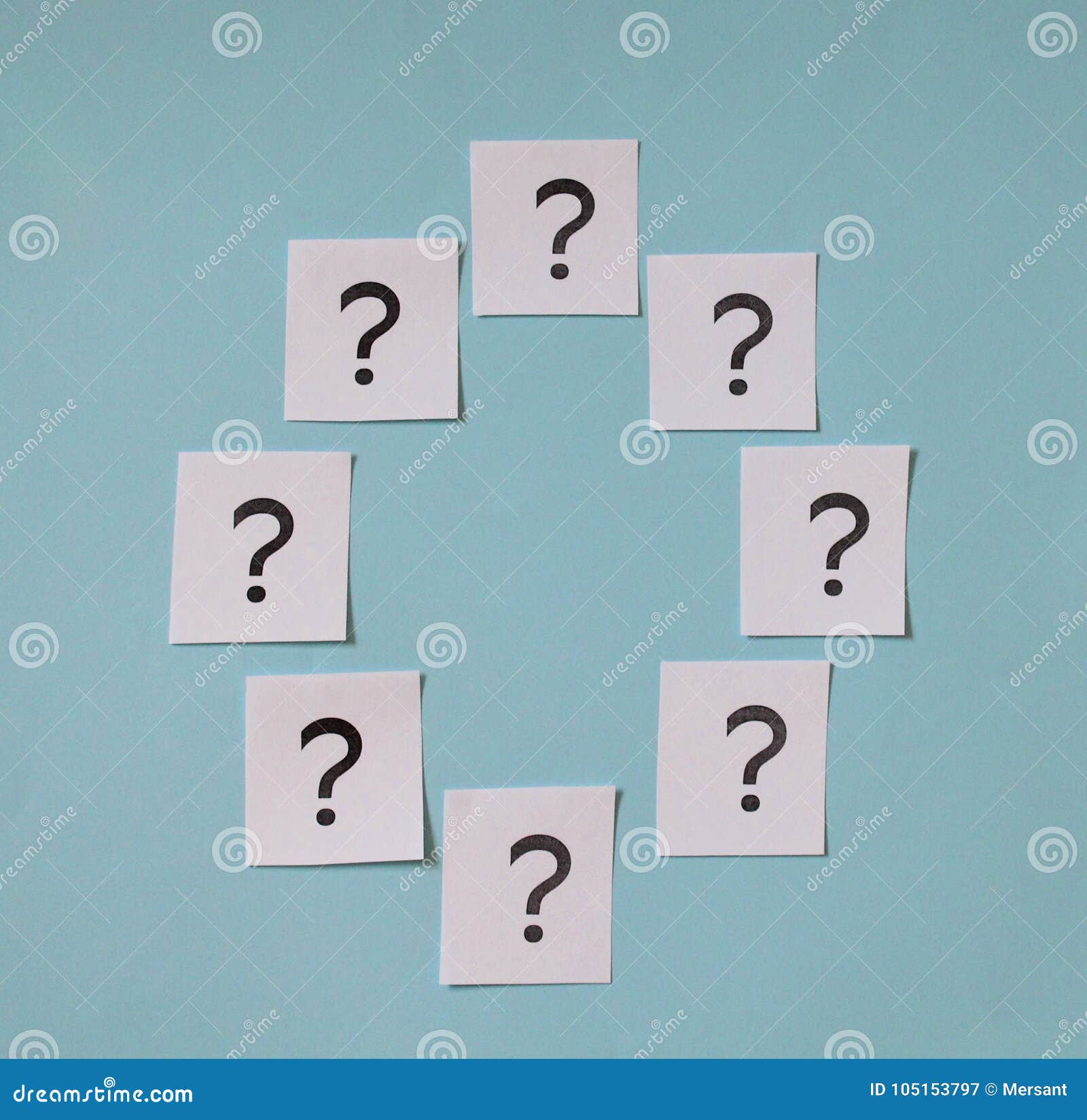Einige Fragezeichen stockbild. Bild von blau, symbol - 105153797