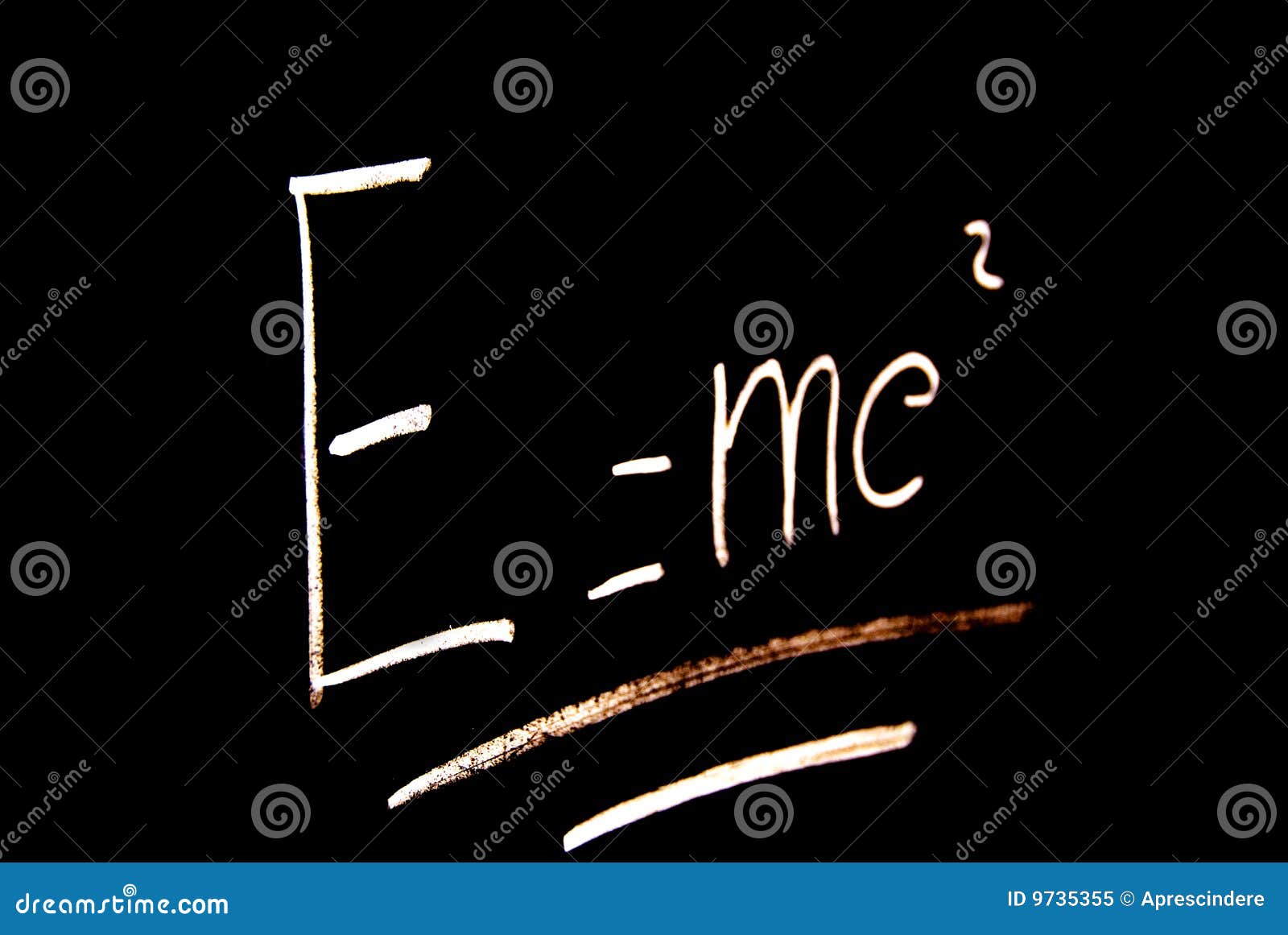 Einstein formula stock image. Image of math, chalkboard - 9735355