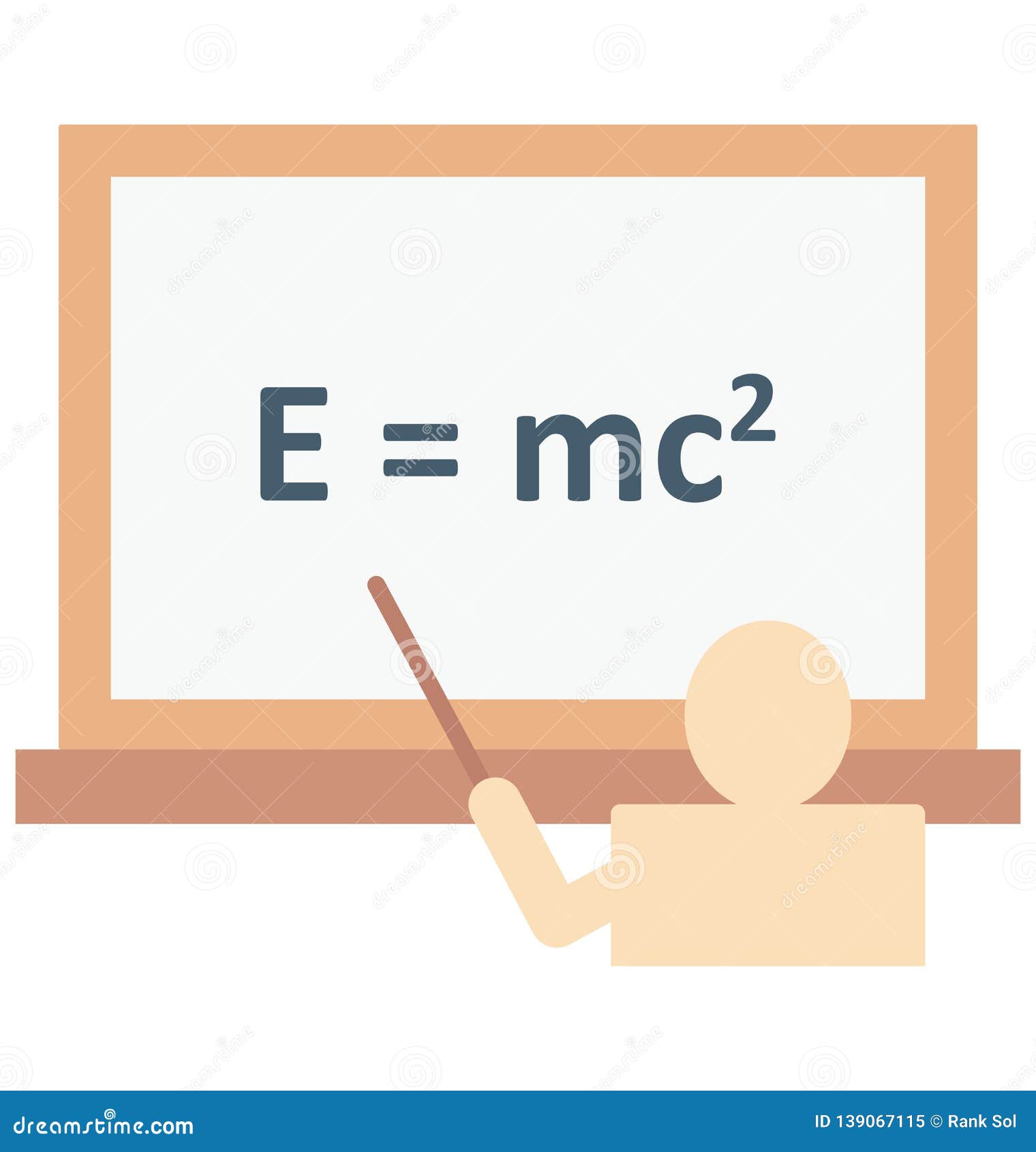 Einstein Formula Color Isolated Vector Icon that Can Be Easily Modified ...