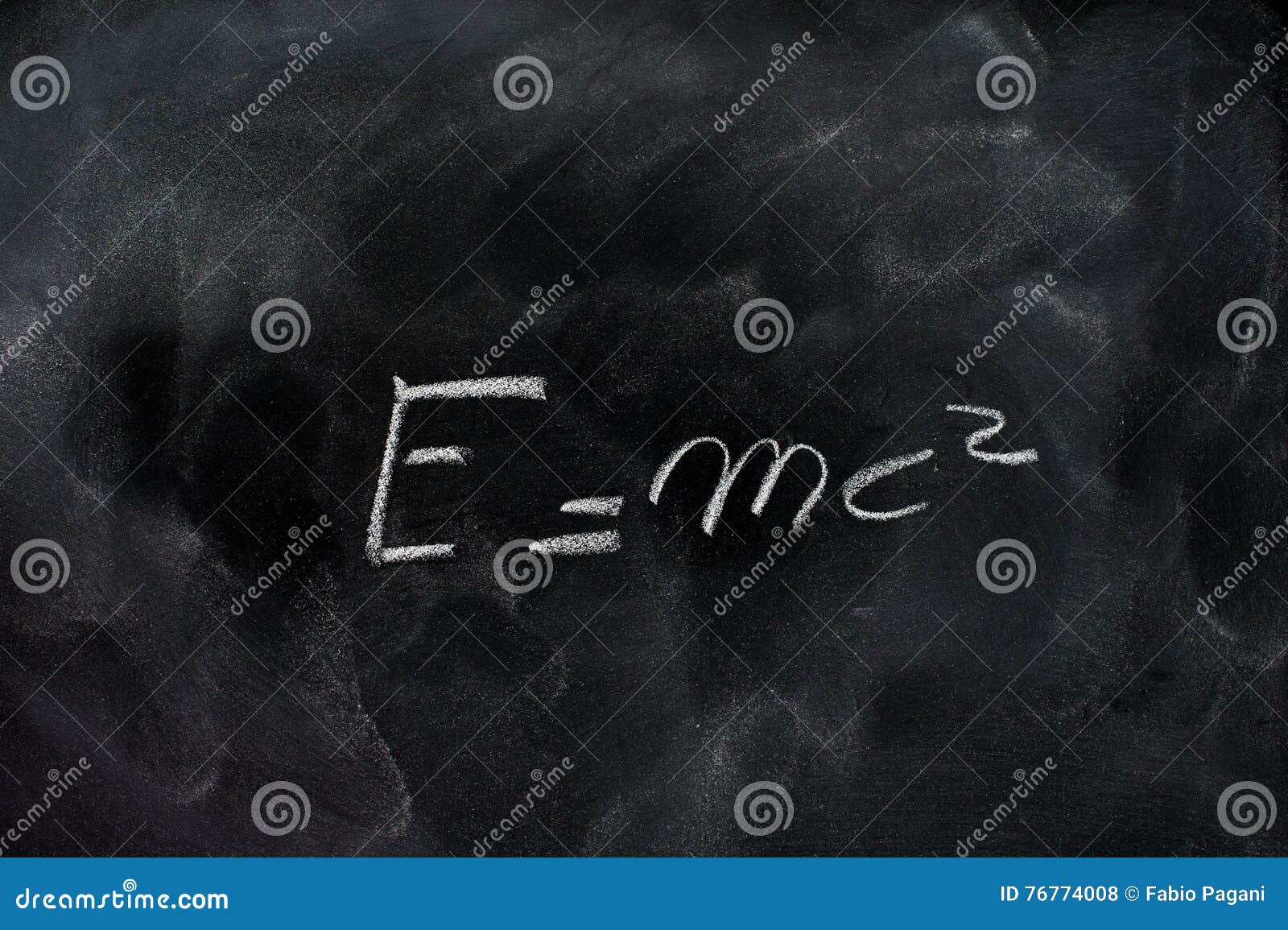 Einstein Relativity Formula E=mc2 on Black Chalk Board Stock Photo ...
