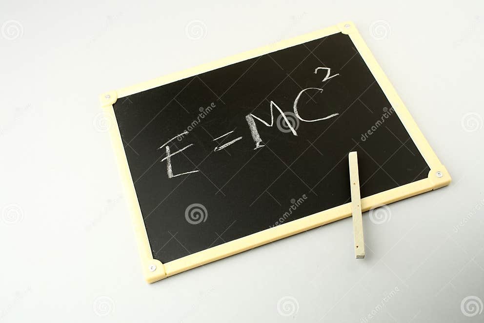 Einstein s famous equation stock image. Image of mathematics - 12635813