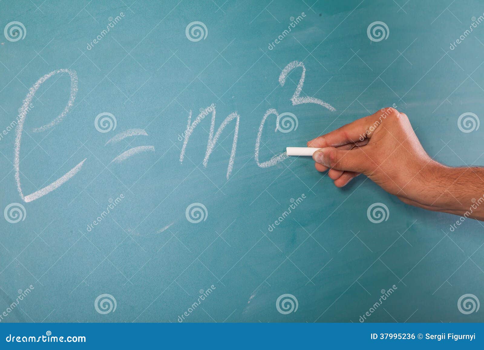 Einstein S Formula E=mc2 on a Blackboard Stock Photo - Image of ...