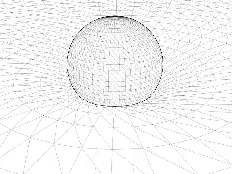 Einstein S Wire Net General Theory of Relativity Structure Vector 01 ...