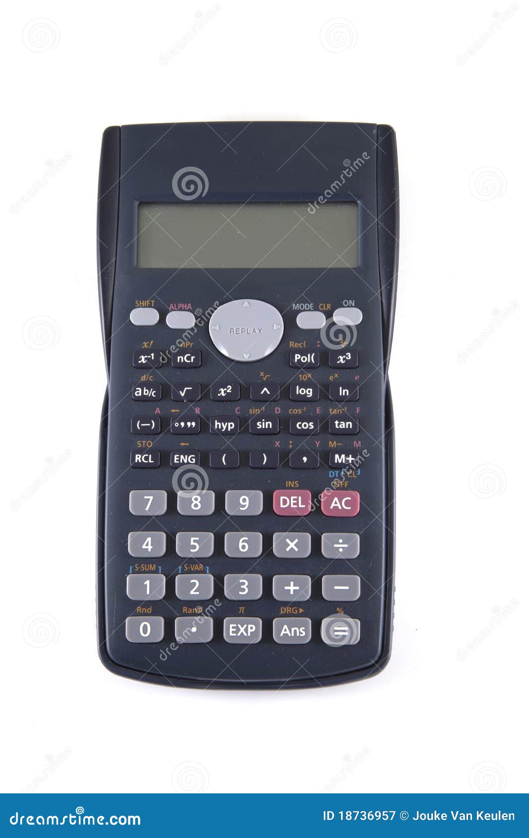 Einzelner Rechner stockbild. Bild von mathe, schwerpunkt - 18736957