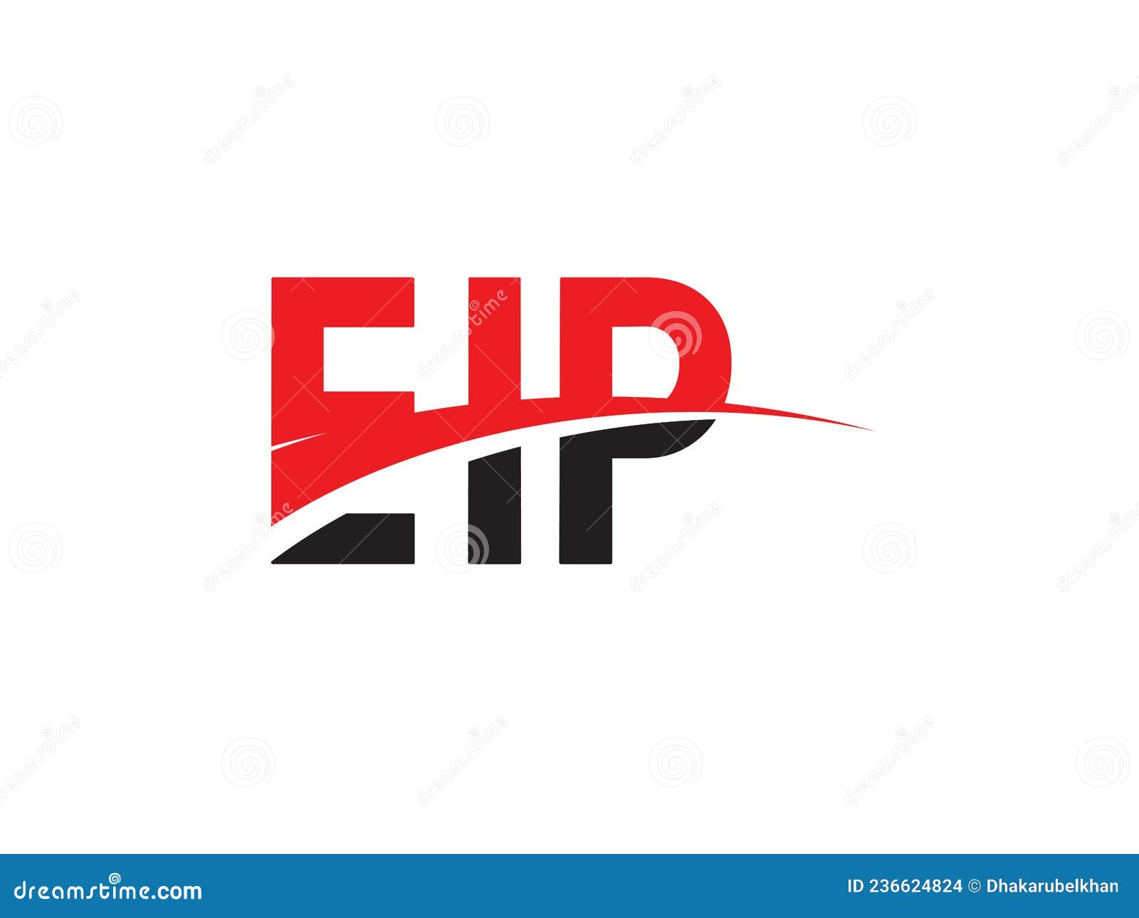 EIP Letter Initial Logo Design Vector Illustration Stock Vector ...