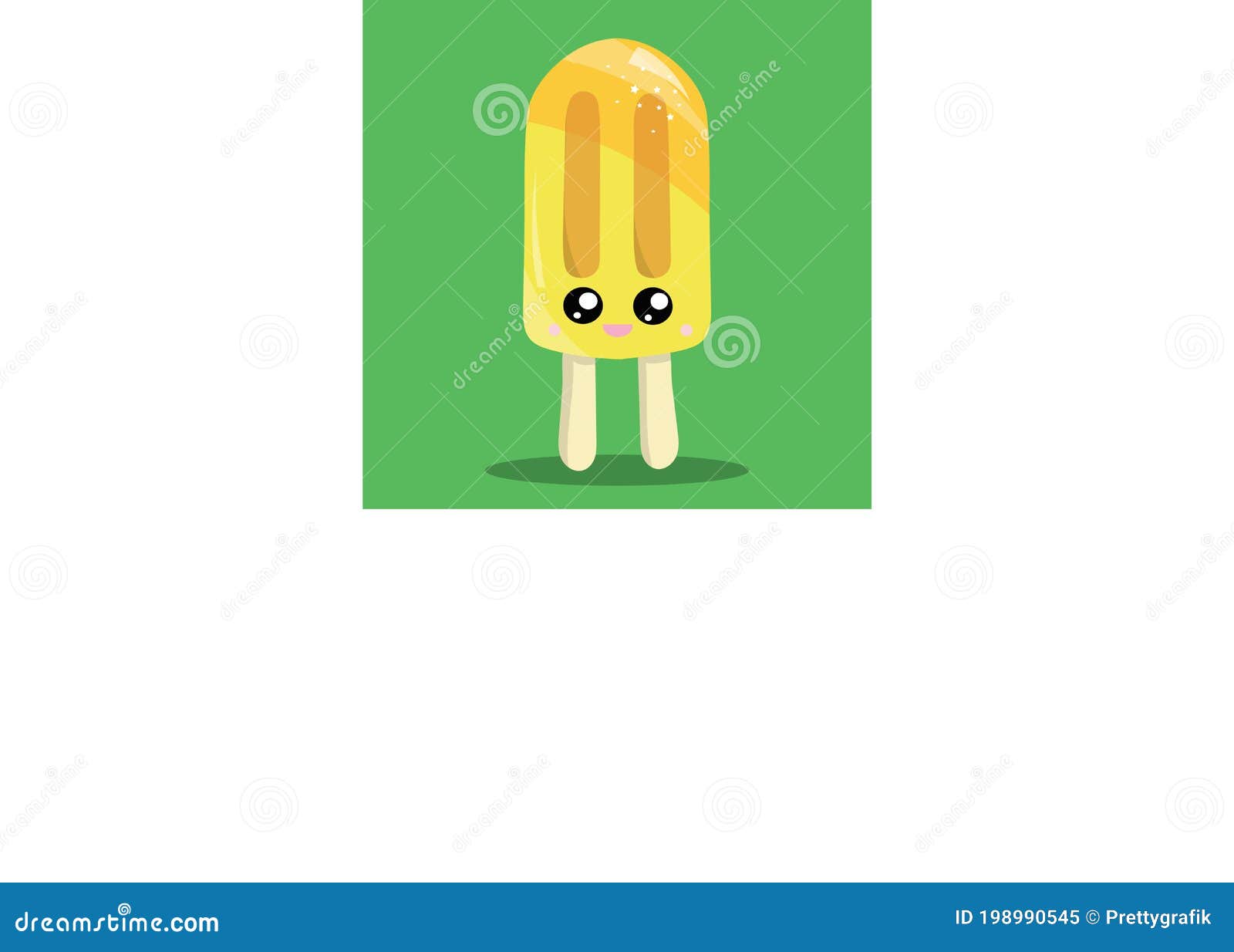 Eis am Stiel-smiley 07 vektor abbildung. Illustration von smiley ...