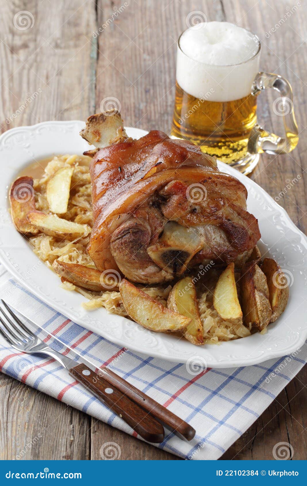 Eisbein with beer stock photo. Image of baked, pork, cuisine - 22102384