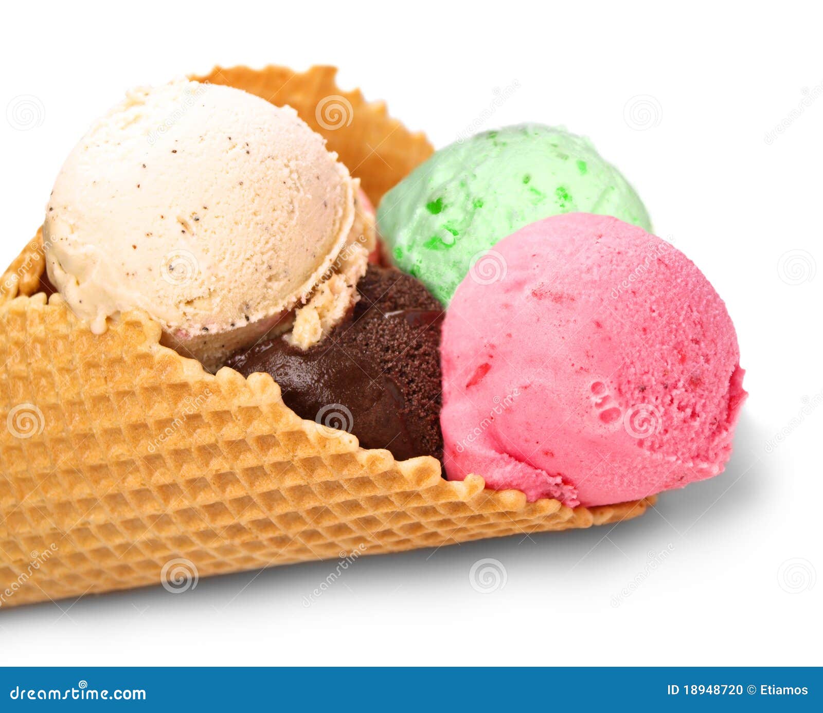 Eiscreme Stockfoto - Bild: 18948720