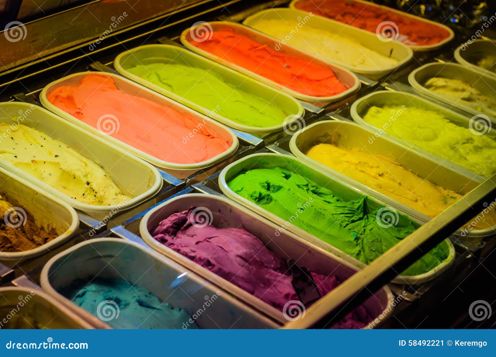Eiscreme-Kryostat stockbild. Bild von köstlich, geschmackvoll - 58492221