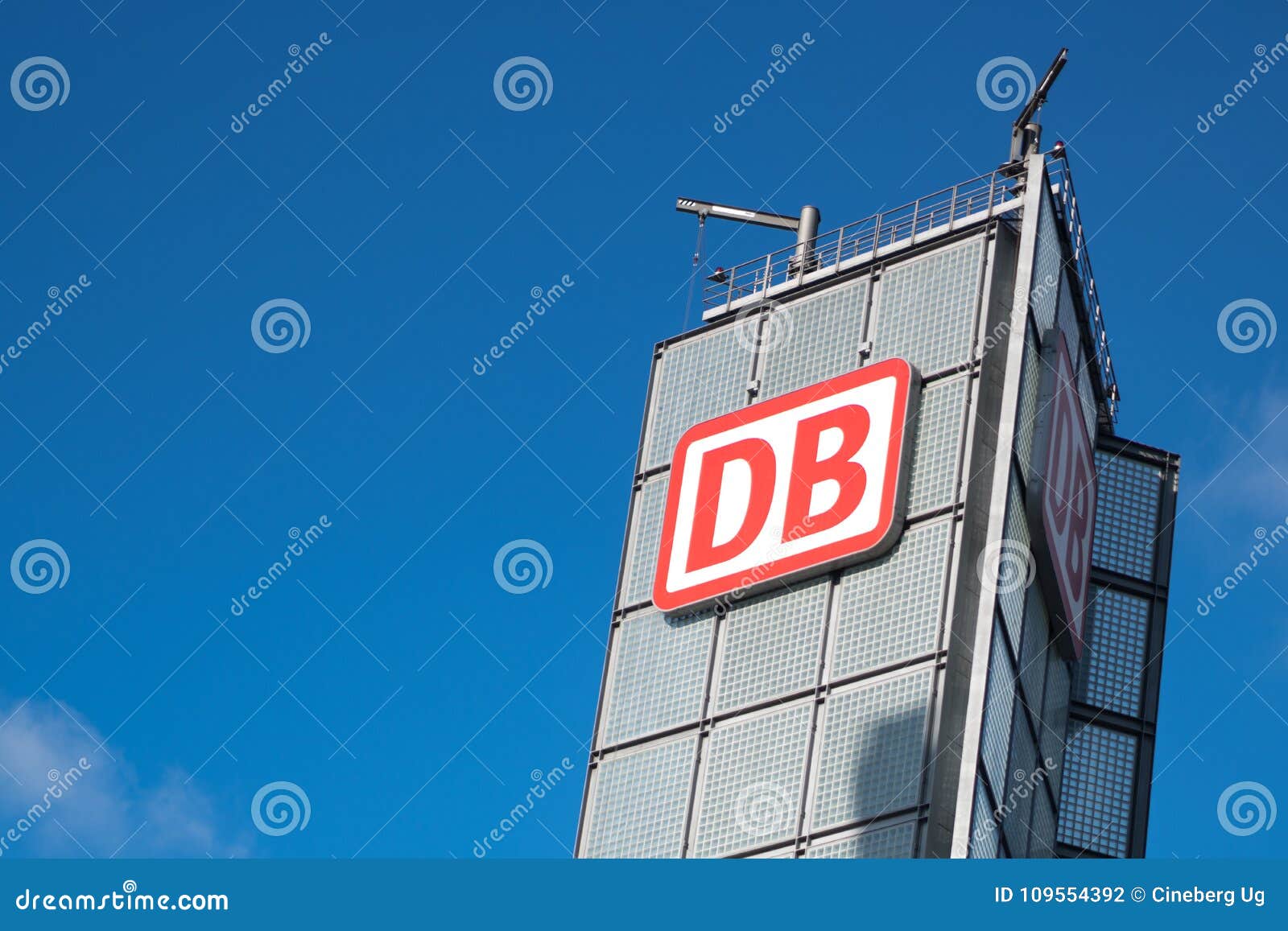 Eisenbahngesellschaftsschild DBs Deutsche Bahn Redaktionelles ...