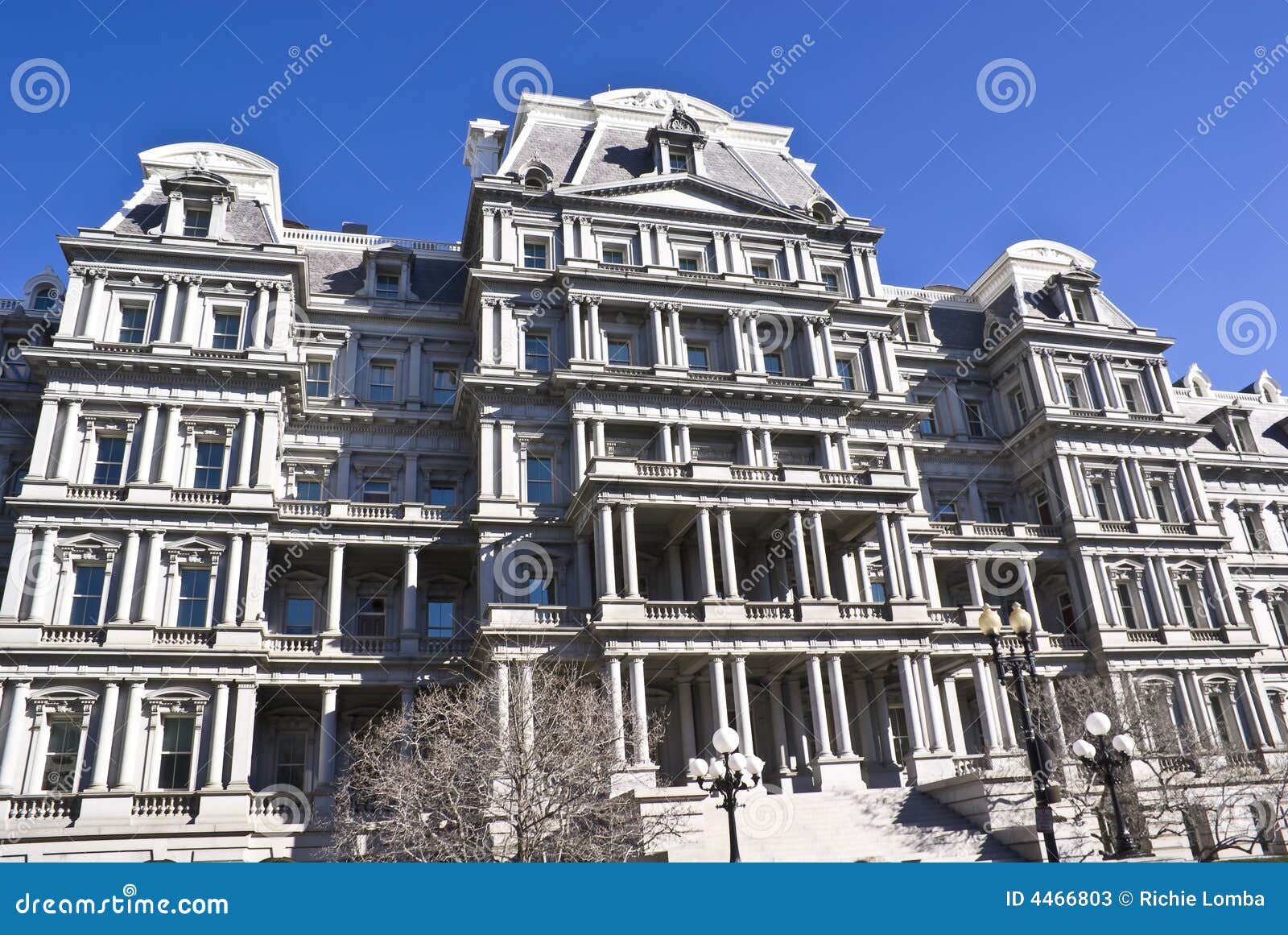 Eisenhower Executive Building Stock Image - Image of beauty, columns ...