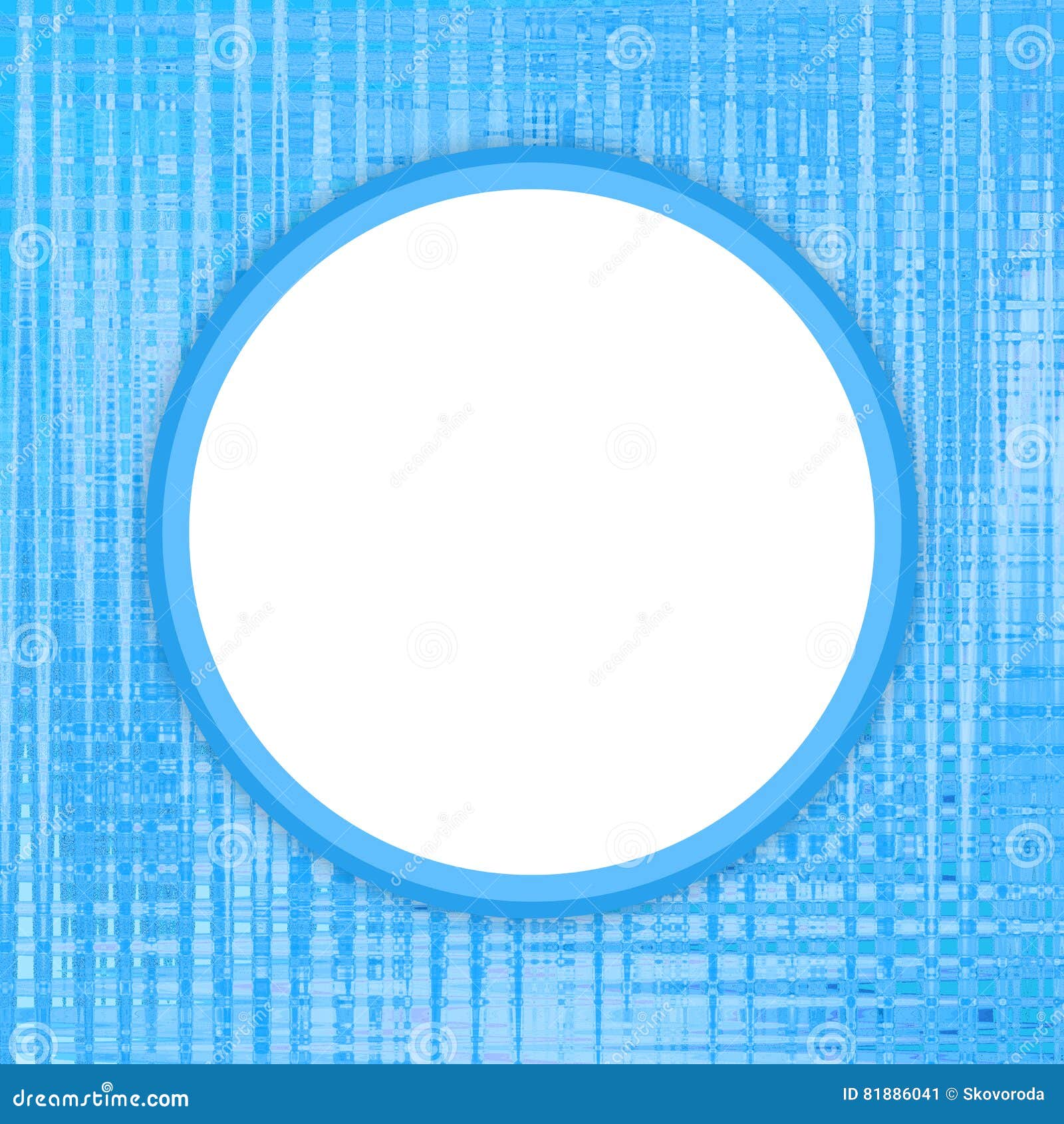 Eisiger blauer Rahmen stock abbildung. Illustration von dekorativ ...