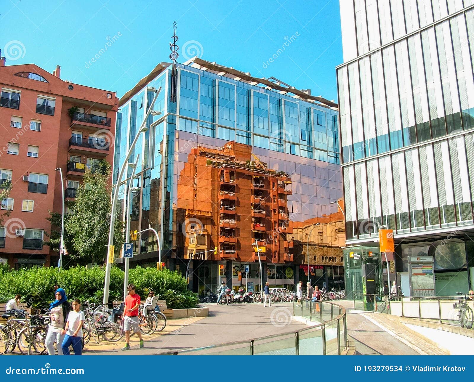 Eixample District of Barcelona in Spain Editorial Stock Image - Image ...