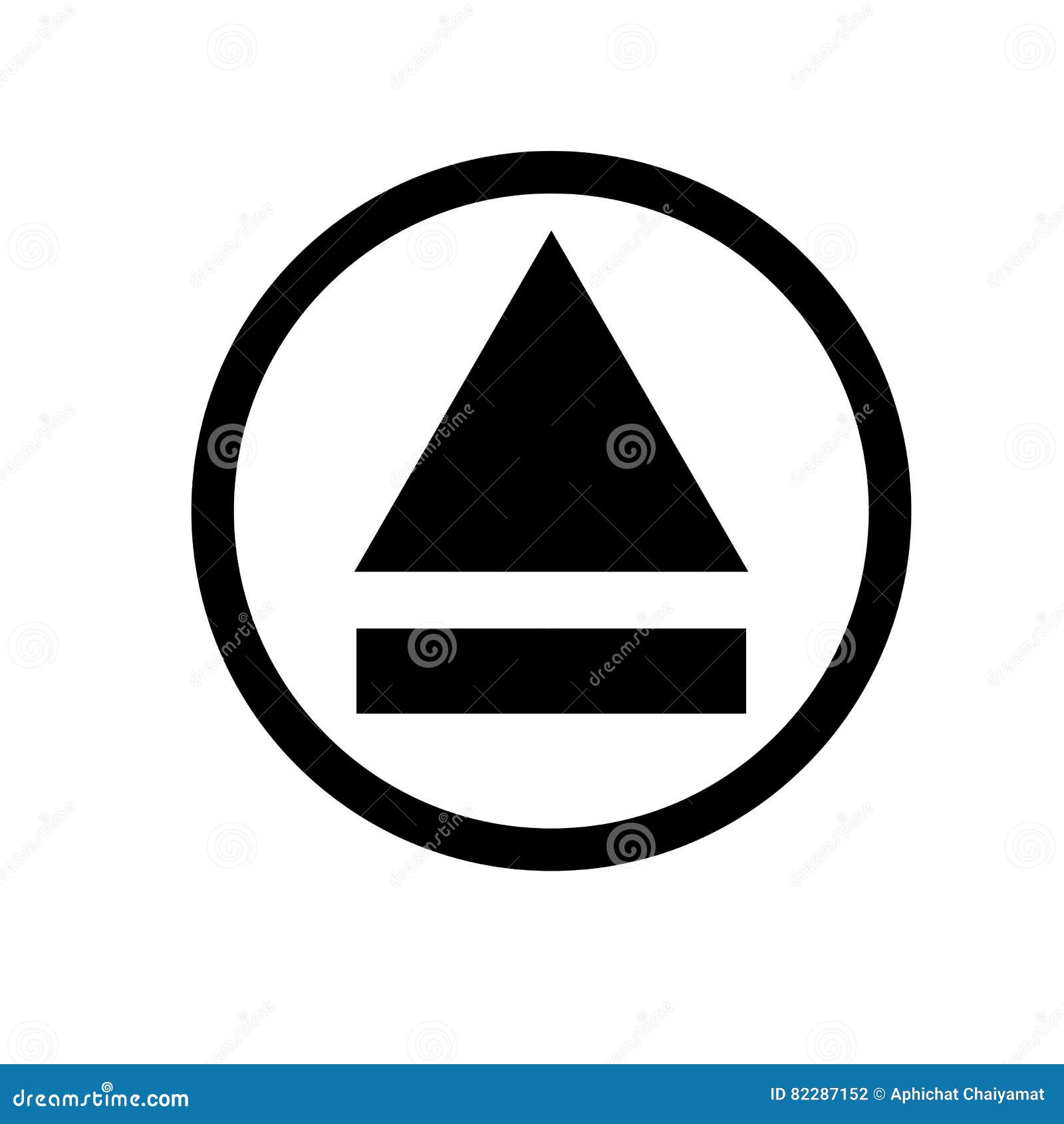 Eject Button Eject Icon Stock Vector Illustration Of Rewind 82287152