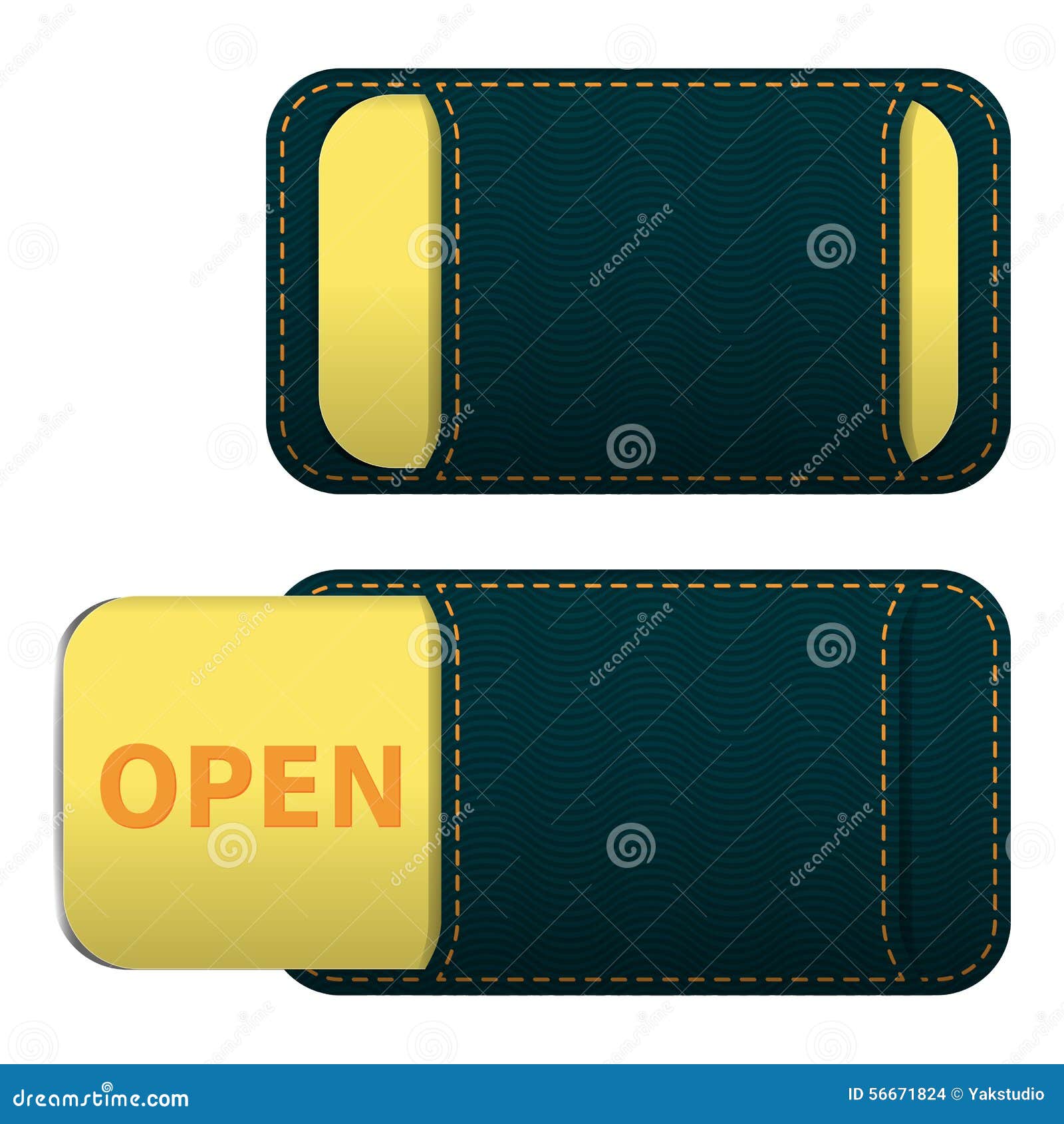 Eject Button With Brushed Metal Texture On Gray Background Cartoon ...