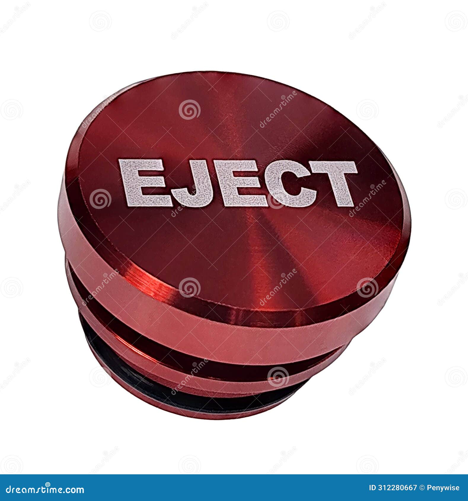 Eject Button Side View stock image. Image of evict, eject - 312280667