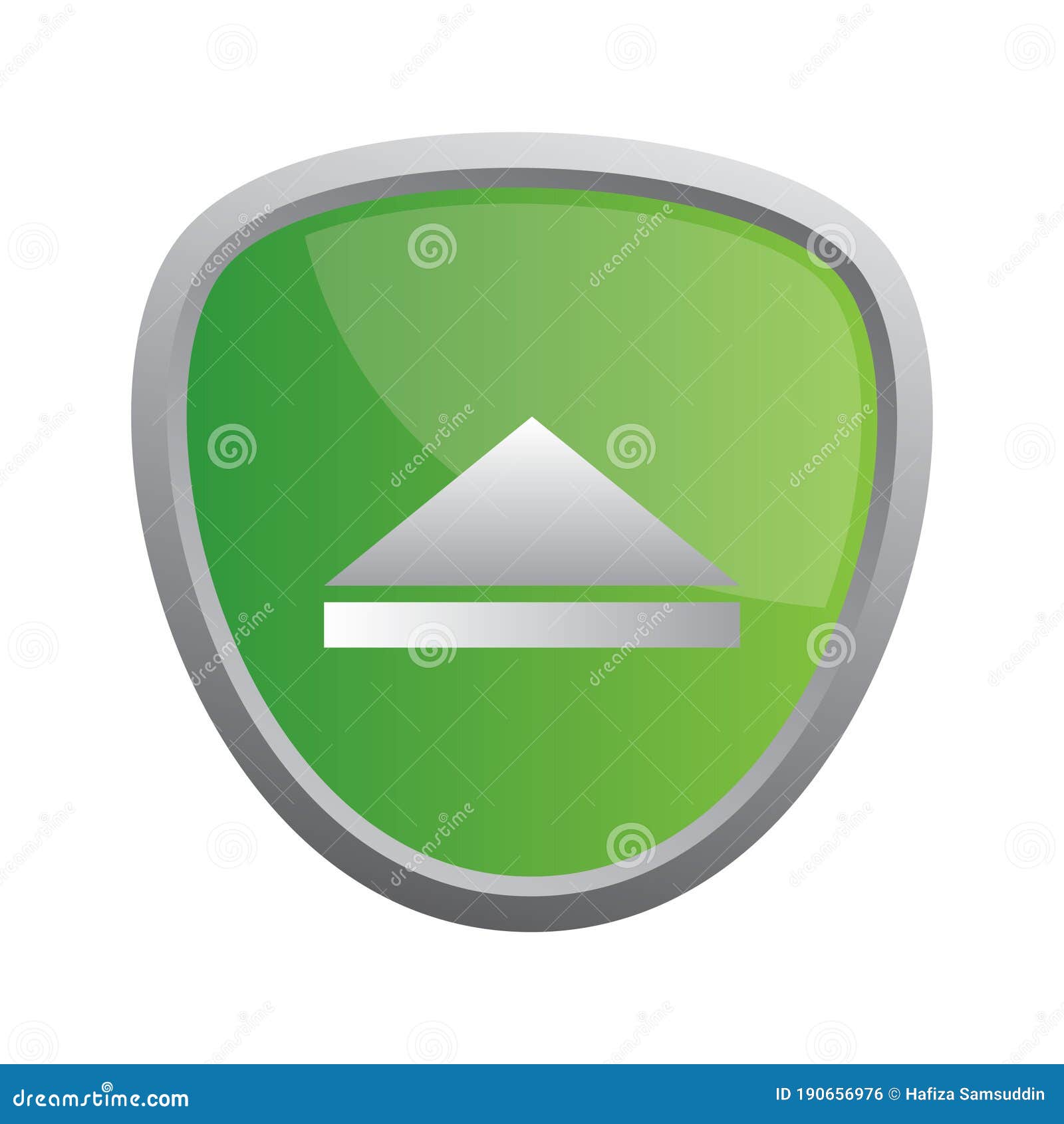 Eject Button Cartoon Vector | CartoonDealer.com #94769691