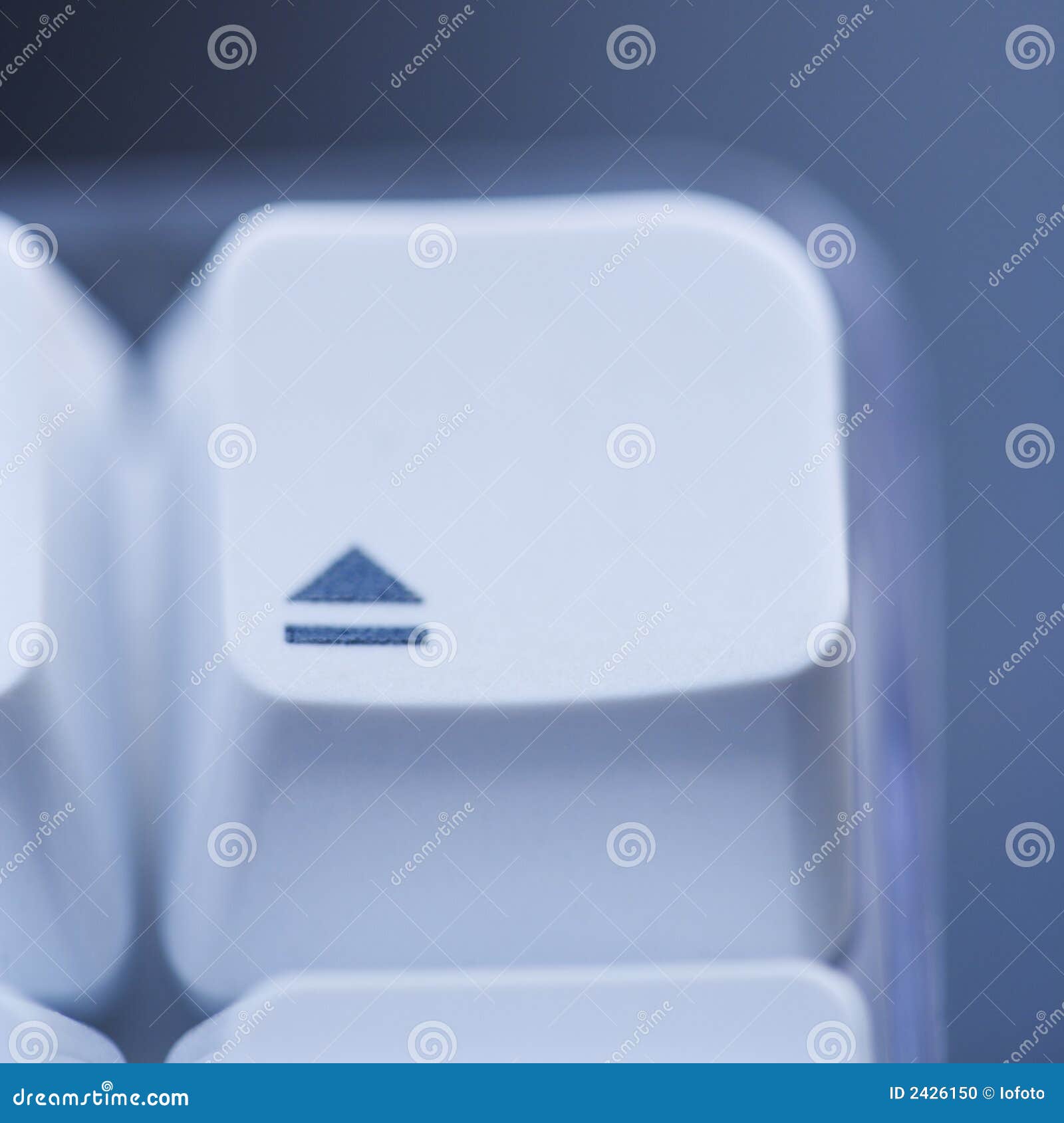 Eject computer key. stock photo. Image of studio, business - 2426150