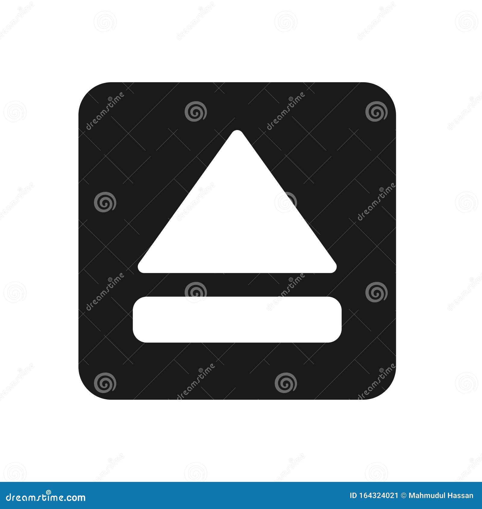 Eject Icon Design, Flat Eject Icon - Vector Stock Vector - Illustration ...